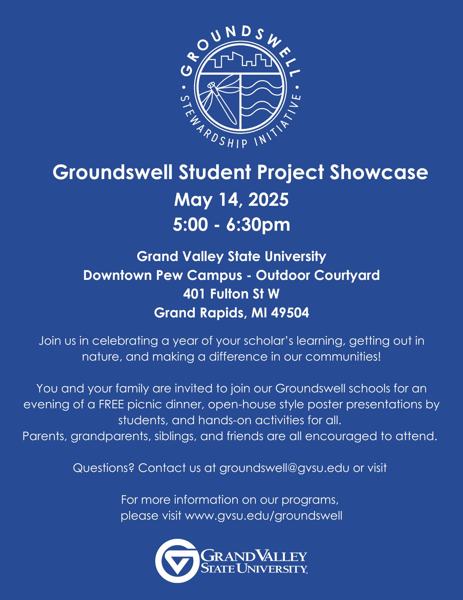 Student Project Showcase - Groundswell Stewardship Initiative - Grand ...